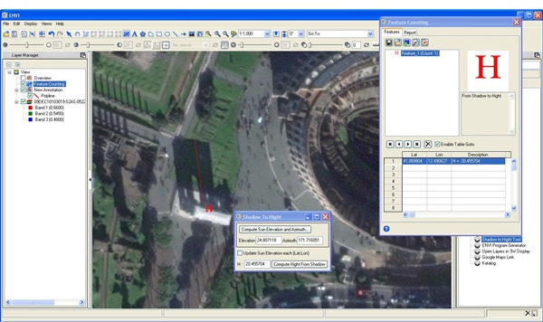 ENVI 5 Shadow to Height tool - NV5 Geospatial