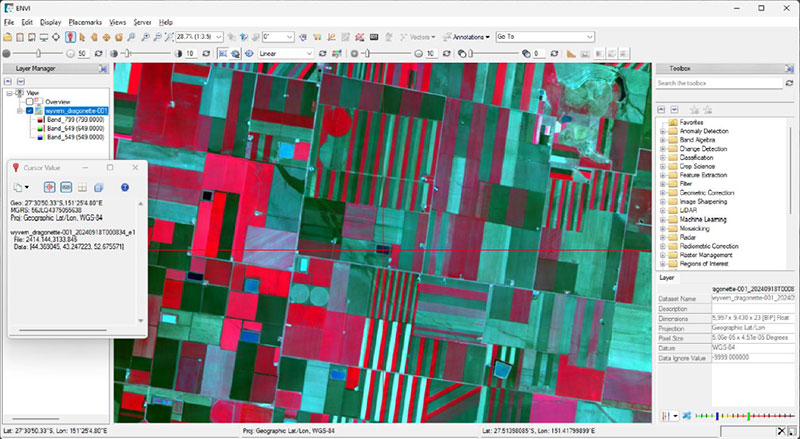 A New Era of Hyperspectral Imaging with ENVI® and Wyvern’s Open Data ...