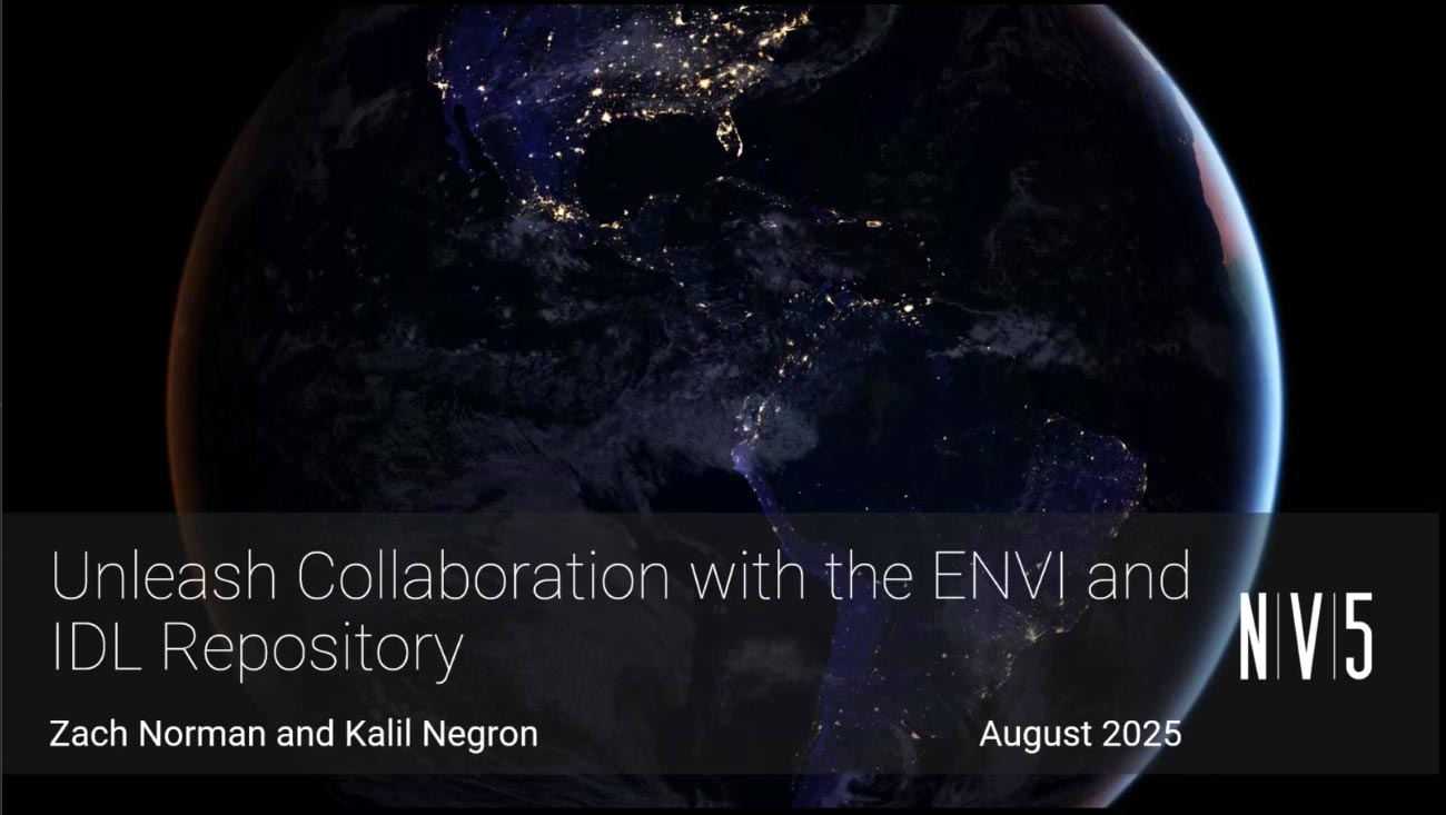 Unleash Collaboration With the New ENVI & IDL Repository - NV5 Geospatial