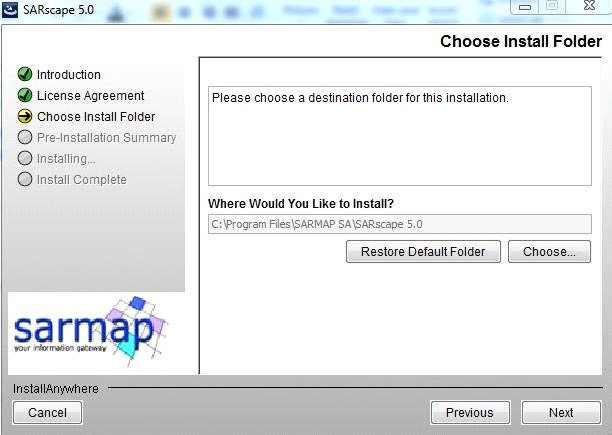Installing SARscape on Windows - NV5 Geospatial