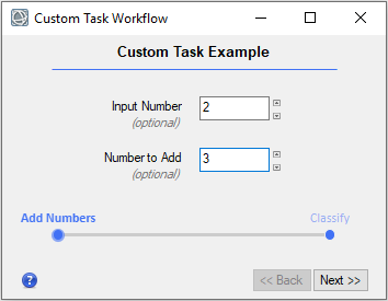 Custom Task Example: Compute the Number of Classes